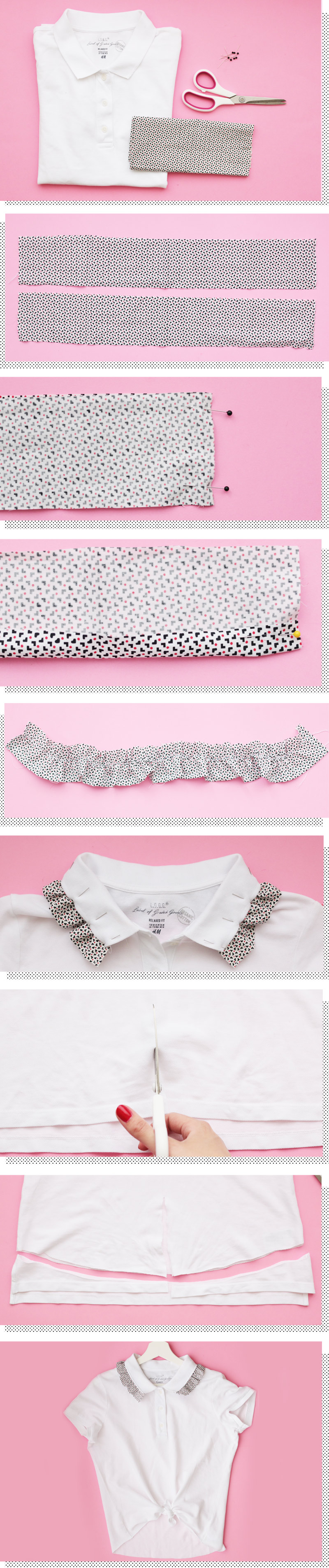 DIY mode : spécial Roland Garros, Féminisez votre polo